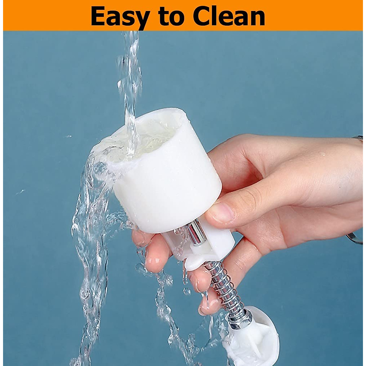 Accfore 2 Pack Mooncake Mold Press with 10 Stamps,Round Flower and Square Flower Decoration Tools for Moon Cake Baking DIY Cookie Stamps Pastry Biscuit Desser