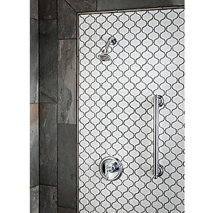 Moen Brantford Chrome Posi-Temp Pressure Balancing Traditional Tub and Shower Lever Handle, Valve Required, T2151