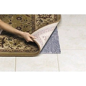 2' X 12' Ultra Plush Non-Slip Rug Pad for Hard Surfaces and Carpet
