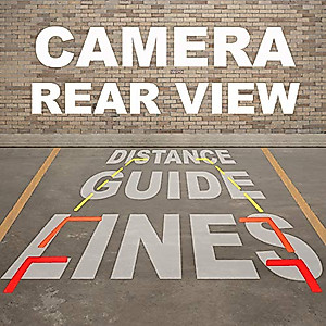 BOSS Audio Systems LPCB36 Car Rearview Backup Camera - License Plate Mount, High Resolution, Easy Mounting, 170 Wide Angle, Weatherproof, Low Light Friendly, Distance Guide View