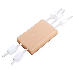 IV Injection Training Pad Model,Silicone Human Simulated Skin Injection Practice Pad for Nurse, Medical Students Practice & Training