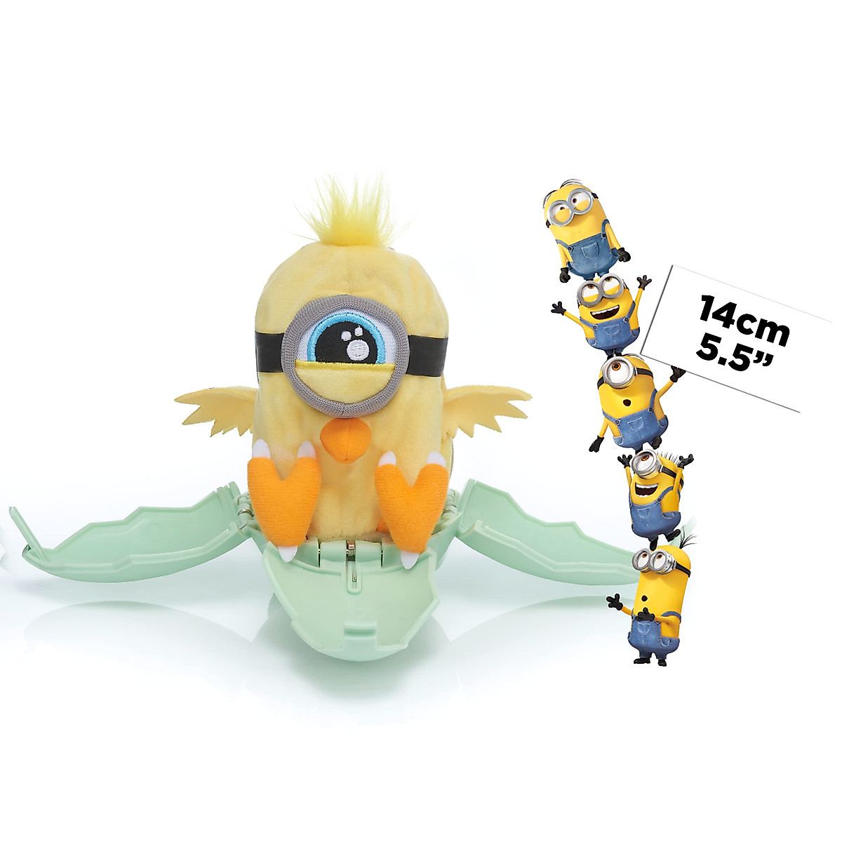 Wow! PODS Stuff Minions: Rise of Gru - Drop 'n Pop Minion Toy Zodiac Chicken | Official Film Merchandise, Collectables, Toys and Gifts for Boys and Girls, Aged 5+, Yellow