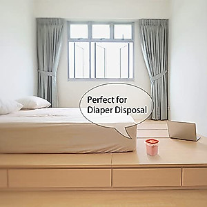 YSSAI 0.5 Gallon Trash Bags 180 Counts Small Trash Bags Car Garbage Bag Pet Garbage Bag Wastebasket Bin Liners for Home Office Kitchen Small Sized Waste Bin 6 Colors