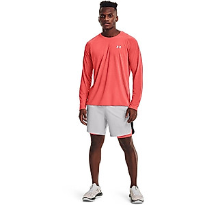 Under Armour Streaker Long Sleeve T-shirt, Venom Red (690)/Reflective, Medium