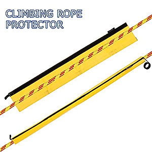 Toddmomy 3pcs Belay Outdoor Gear Outdoor Accessories Backpacking Accessories Climbing Rope Safety Rope Cover Rope Protection Sleeve PVC Quick Downhill Ropes Protectors Escape Rope Cover