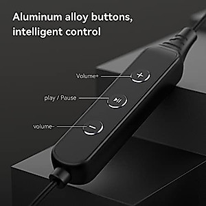 Linsoul TRN BT3S Pro Bluetooth Neck-Type Replaceable Bluetooth Upgrade Cable with One-Touch Smart Control, Support SBC/AAC/apt X/apt X HD (0.78mm)
