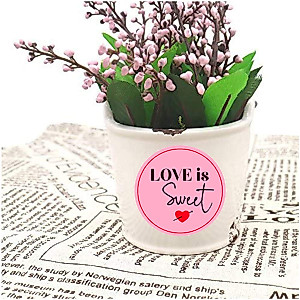 YOUOK Love is Sweet Stickers ,2 Inch Thank You Stickers Love Labels for Holiday,Wedding,Party,and Arts Decoration(200 Pcs)