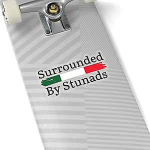 Teegarb Letter Blanket Sticker Decal Humorous Nationalistic Patriotic Nationalism Italia Lover Hilarious Patriotism Stickers for Laptop Car 6" × 6" / White