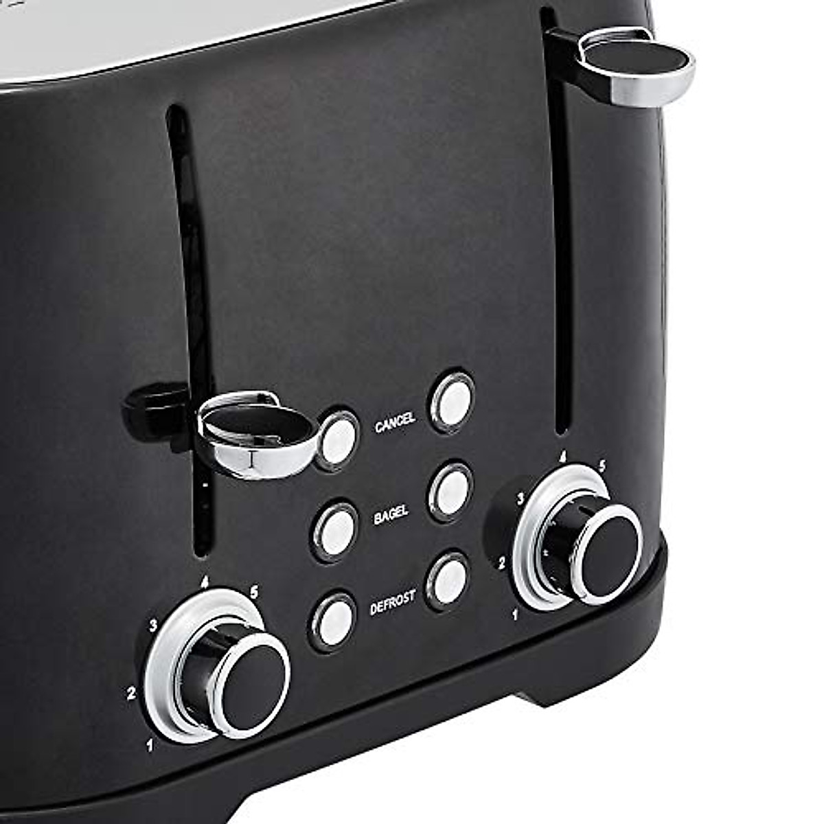 Amazon Basics 4-Slot Toaster - Black