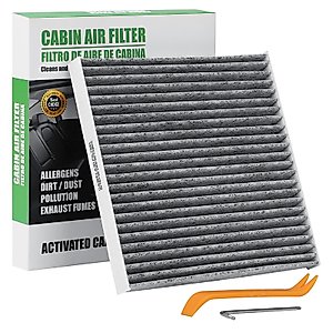 6033C(CF10374) Cabin Air Filter w/Activated Carbon Compatible with Toyota Tacoma 2005-2021,Dodge Dart 2013-2016,Pontiac Vibe 2003-2008.