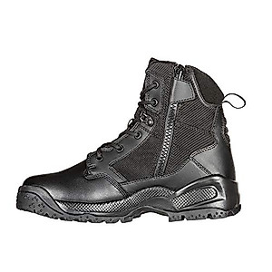 5.11 Tactical Men's ATAC 2.0 6" Side Zip Military Boot, Black, 10.5 Regular, Style 12394