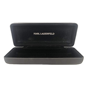 KARL LAGERFELD 57MM Goldtone Borde Aviator Womens Sunglasses, Style KL292S/Color Gold, Logo Arm Bars Embossed Hard Case, 100% UV Protection