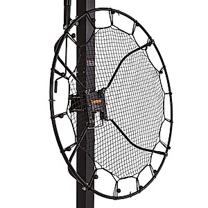 Silverback Multi-Sport Training Rebound Passback Net - Basketball Rebounder - Multisport Rebounder,Black