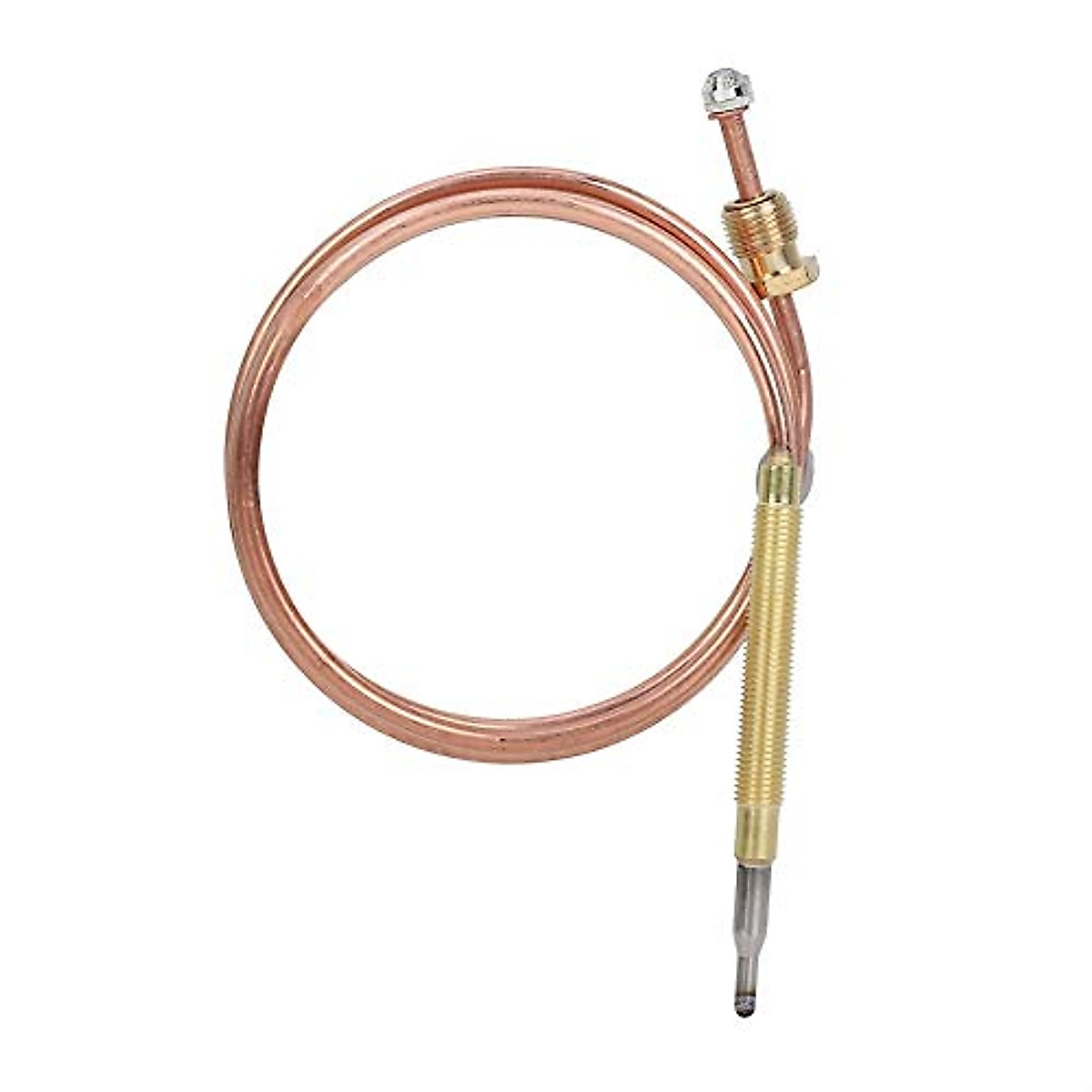 Oumefar Patio Heater Thermocouple Universal Thermocouple for Gas Fireplace Fire Pit Thermocouple Failure Safety Control Valve Kit BBQ Grill Fire Pit Heater 600mm