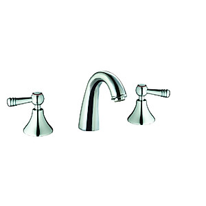 Dawn AB12 1018C 3-Hole, 2-Handle Widespread Lavatory Faucet, Chrome
