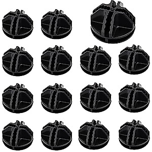 Wire Cube Connectors, 15 PCS Plastic Corner Connectors for DIY Cube Storage Shelves Organizer Closet Wire Shelves, Connector Wire Grid Cube Organizer (15)