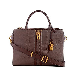 GUESS Ginevra Elite Society Satchel, Brown
