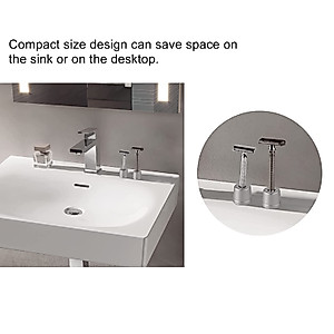 Safety Razor Base Holder, Men's Shaving Razor Stand Holder Wide Opening Alloy Universal Men Shaving Brush Drying Stand Toothbrush Holder for Bathroom Countertops Manual Razor Holder for Countertops