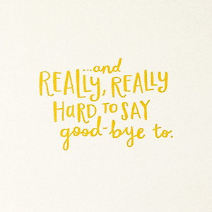 Hallmark Coworker Goodbye Card (Easy To Like)