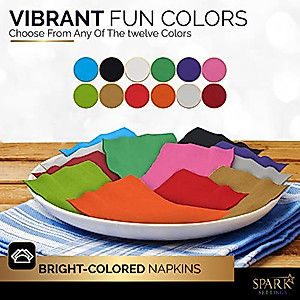 Amcrate Big Party Pack 100 Count Gold Beverage Napkins - Ideal for Wedding, Party, Birthday, Dinner, Lunch, Cocktails. (5” x 5”)