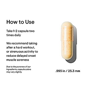 Thorne Curcumin Phytosome 500 mg (Meriva) - Sustained Release, Clinically Studied, High Absorption - Supports Healthy Response in Joints and Muscle - 120 Capsules - 60 Servings