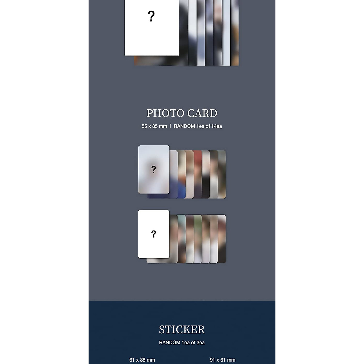 TAN W SERIES 2TAN We Version CD+Poster On Pack+Photobook+Postcard+Photocard+Sticker+Tracking Sealed