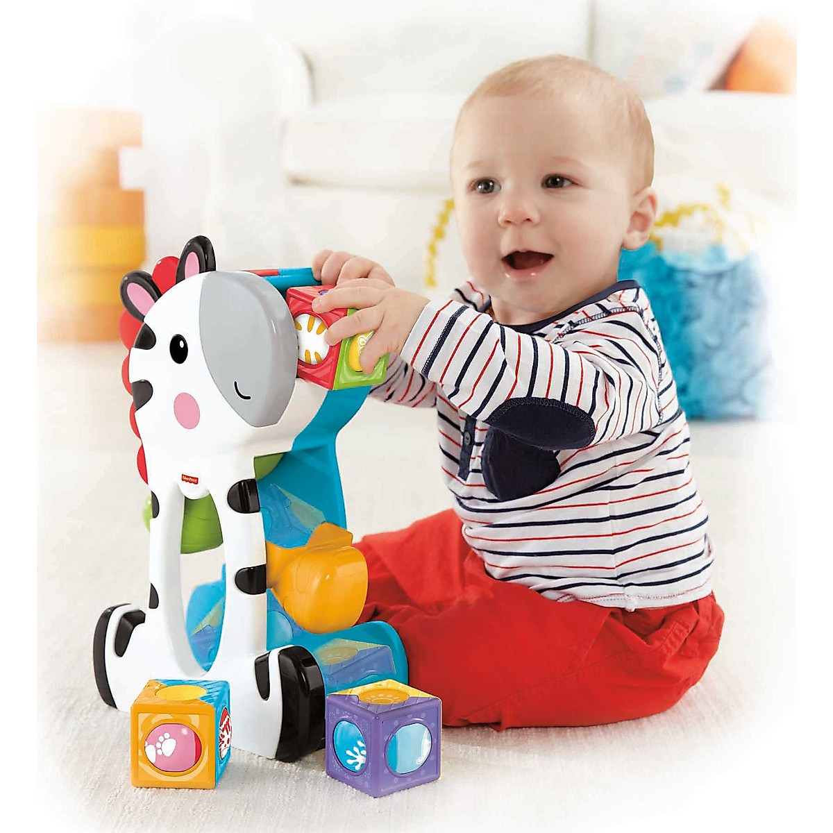 Fisher-Price Roller Blocks Tumblin' Zebra
