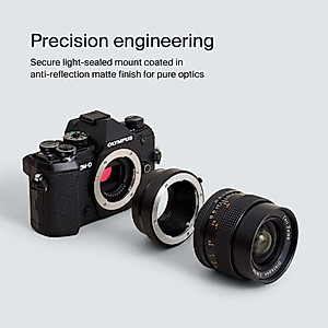 Urth Lens Mount Adapter: Compatible with Contax/Yashica (C/Y) Lens to Micro Four Thirds (M4/3) Camera Body