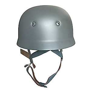 WWII Germany M38 Steel Paratrooper Helmet with Leather Liner Authentic Reproduction of War Time Original German Fallschirmjäger Helmet