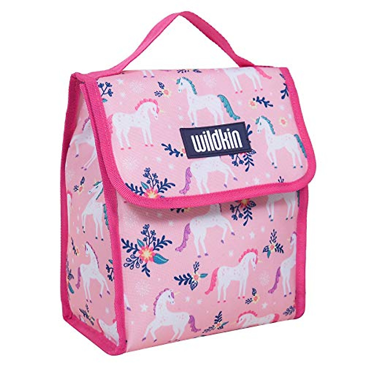 Wildkin 12 Inch Backpack Bundle with Insulated Lunch Bag (Magical Unicorns)