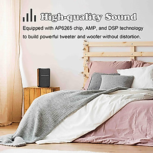 Edifier Mic-Free Smart Speaker, Works with Alexa, Supports AirPlay 2, Spotify Connect, Tidal Connect, 40W RMS Wi-Fi and Bluetooth Sound System, No Microphone, MS50A