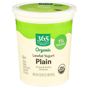 365 by Whole Foods Market, Yogurt Plain Low Fat Organic, 32 Ounce