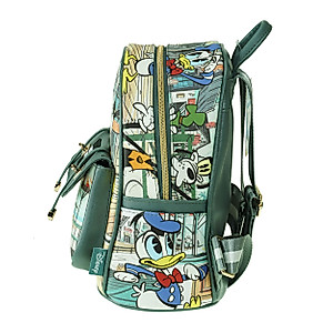 Mickey Mouse and Friends 11" Faux Leather Mini Backpack - A20520