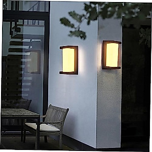 Uonlytech Garden Wall Light Exterior Outdoor Wall Lights Outdoor Sconces Wall Lighting Outdoor Landscape Lights Landscape Lights for Lawn Bathroom Night Light LED Wall Lights Yard Light LED