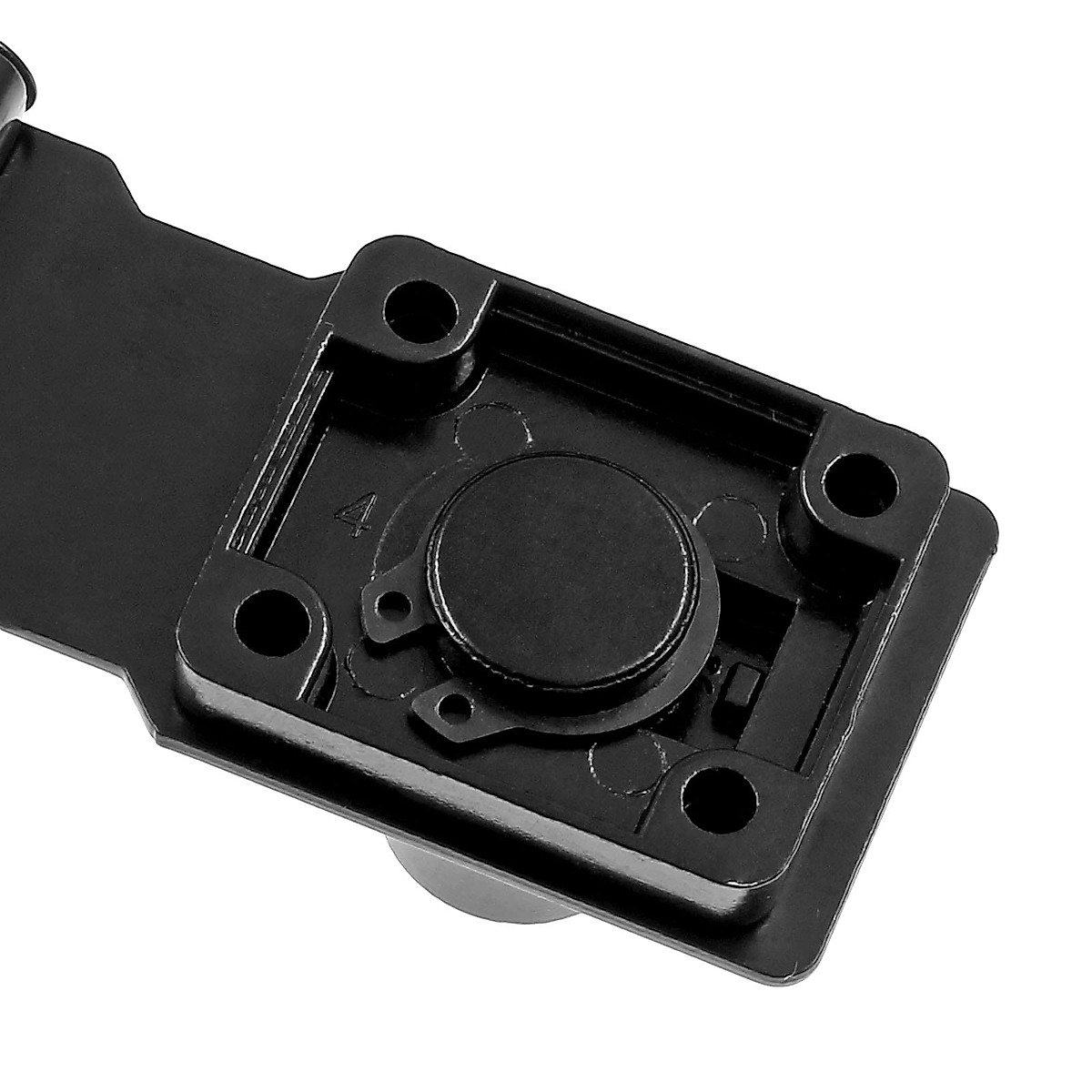 Jiozermi 2 Packs 2.5 Inch Hasp Locks with Keys, Stainless Steel Hasp Latches, Twist Knob Keyed Locking Hasp for Cabinet Small Door, Flat Black