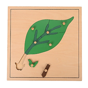MEYOR Montessori Leaf Puzzle for Early Preschool Education Learning Toy