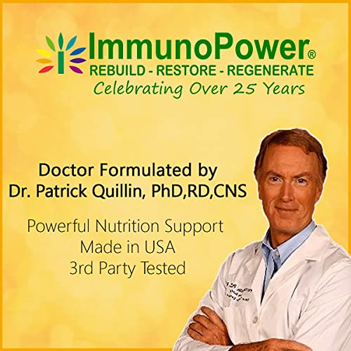 ImmunoPower Gold - New Formula - Targeted Support to Help Increase Natural Killer Cell Activity with 35+ Vitamins Minerals - Powder Formula