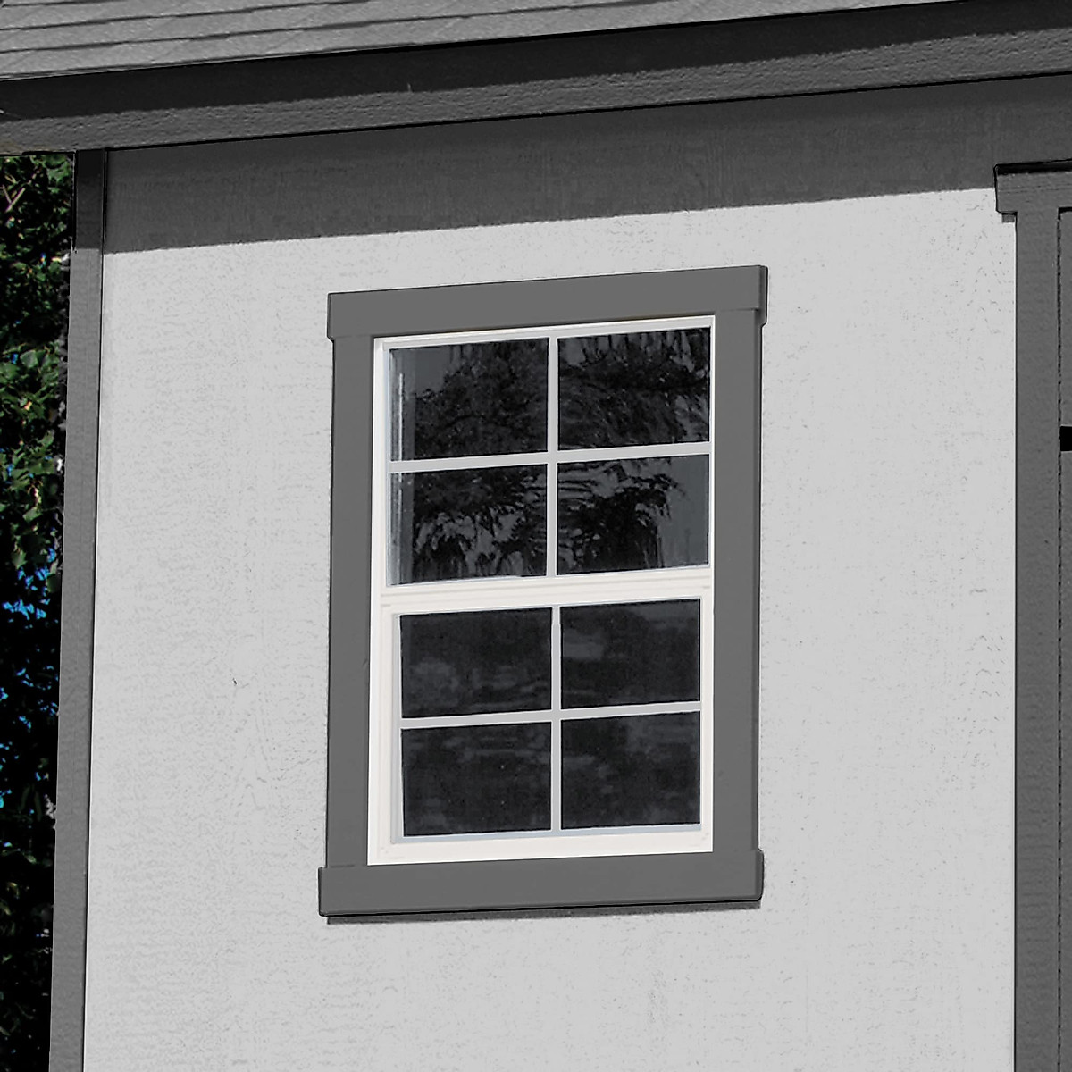 Handy Home Products Beachwood 8x12 Do-it-Yourself Wooden Storage Shed Tan