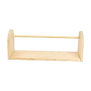 DYNWAVE Yarn Ball Holder, Wooden Crochet Yarn Threading Holder Yarn Ball Winder Embroidery Accessories Knitting Crocheting for Sewing, String Balls, 25cmx12cmx15cm