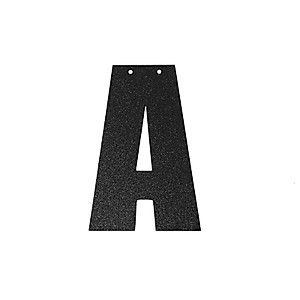 Black Happy Birthday Banner for Birthday Party Decorations Supplies