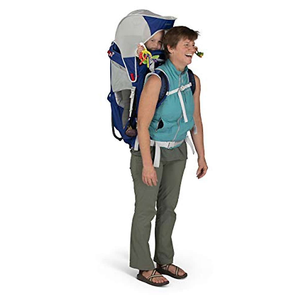 Osprey Poco Child Carrier and Backpack for Travel, Blue Sky