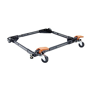 HTC-2000 Adjustable Mobile Base For Power Tools, Large Machinery, 500-pound Weight Capacity, Black, 1