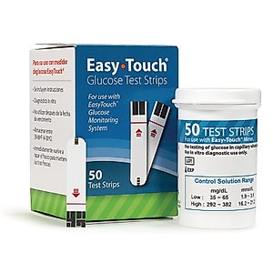 EasyTouch Glucose Test Strips, 50 Ct