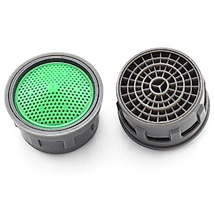 OZXNO 2 PCS Insert Faucet Aerator 1.5 GPM Flow Retrictor Replacement Parts for Bathroom Kitchen …