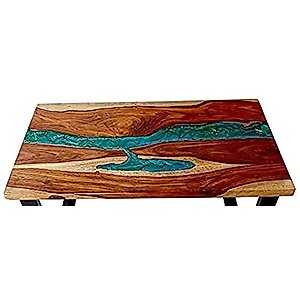 Handmade Epoxy Table, Live Edge Wooden Table, Epoxy Resin River Table, Natural Wood,Dining table, Natural Epoxy Table, Resin Table