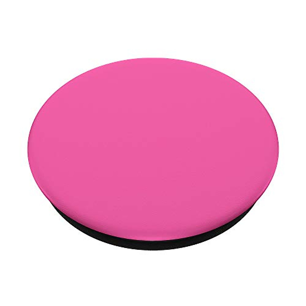 Hot Pink Cell Phone Holder and Stand - Plain Solid Color PopSockets PopGrip: Swappable Grip for Phones & Tablets