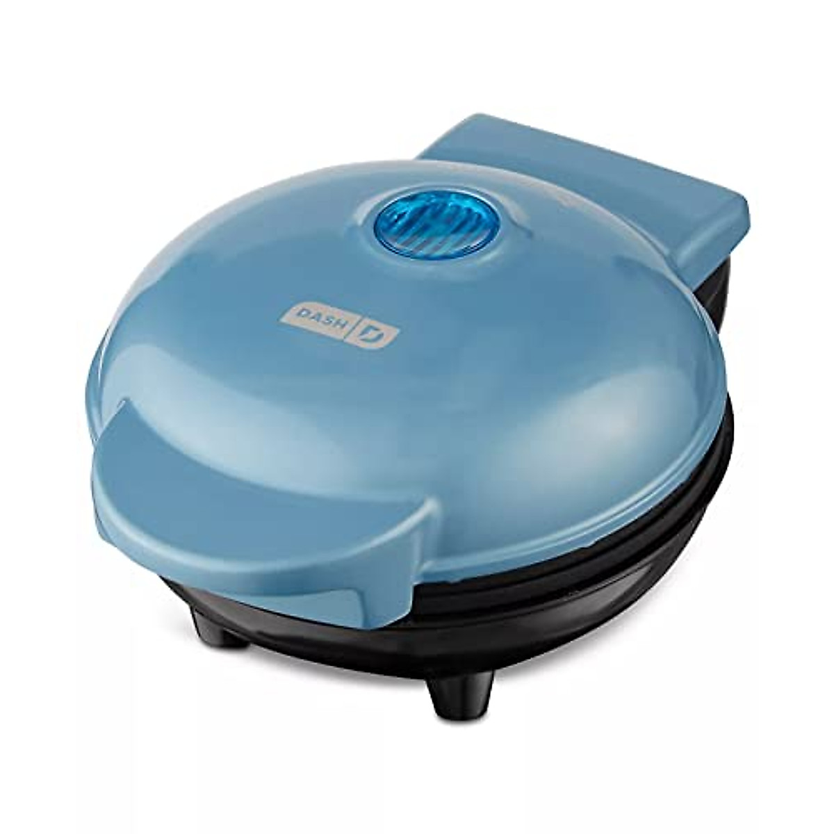 Snowflake Mini Waffle Maker Metallic Blue