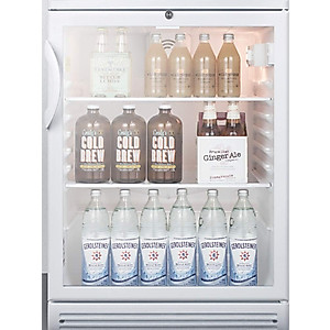 Summit SCR600GL 24" Beverage Center in White