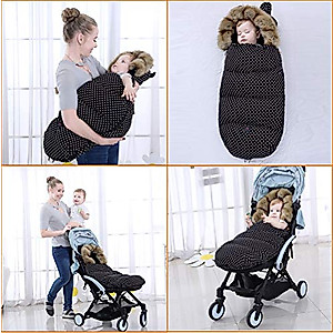 Pram Footmuff,Stroller Padded Footmuff Cover Cosy Toes,Baby Winter Foot Cover,Warmth,Windproof, Waterproof, Cold Resistant, Washable (Sea Blue)