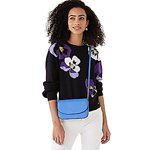 Kate Spade Kristi Leather Crossbody (Iris blue)